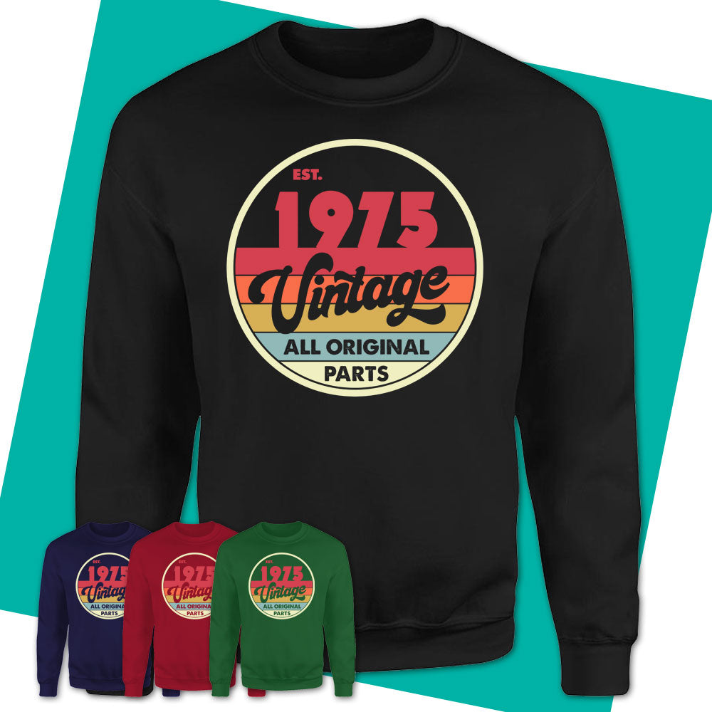 Est 1975 Vintage Shirt, Made In 1975 T Shirt, 1975 Shirt, 1975 Birthda ...